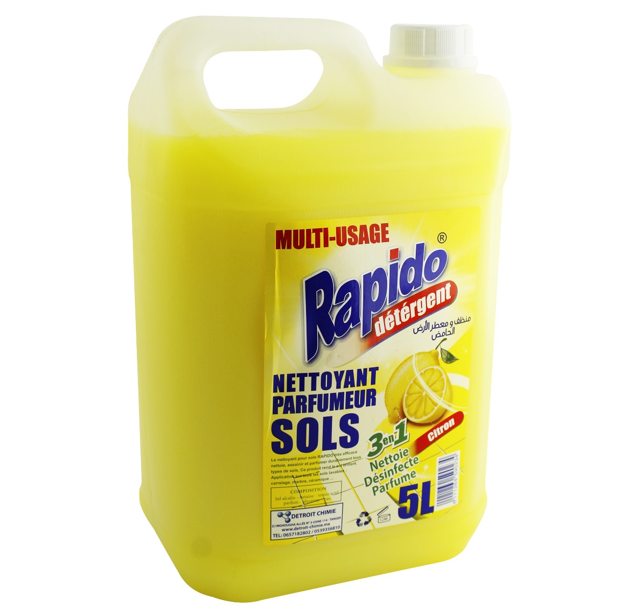 NETTOYANT SOL CITRON 5L
