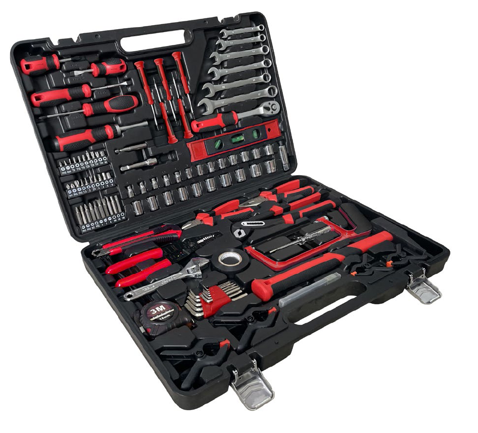 COMPOSITION OUTILLAGE DE MAINTENANCE 139 PIECES LIVRER DANS UNE MALETTE MARQUE ELG