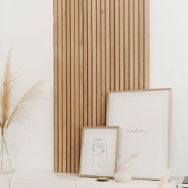 PANNEAU MURAL EN BARDAGE WPSL MDF A360 TEAK 118*2800*18MM